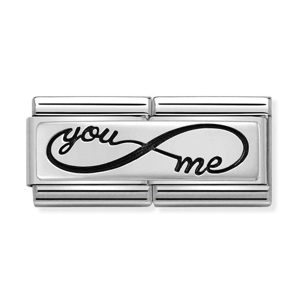 Nomination Silver Double You Me Infinity Charm - Product Code - 330710 ...